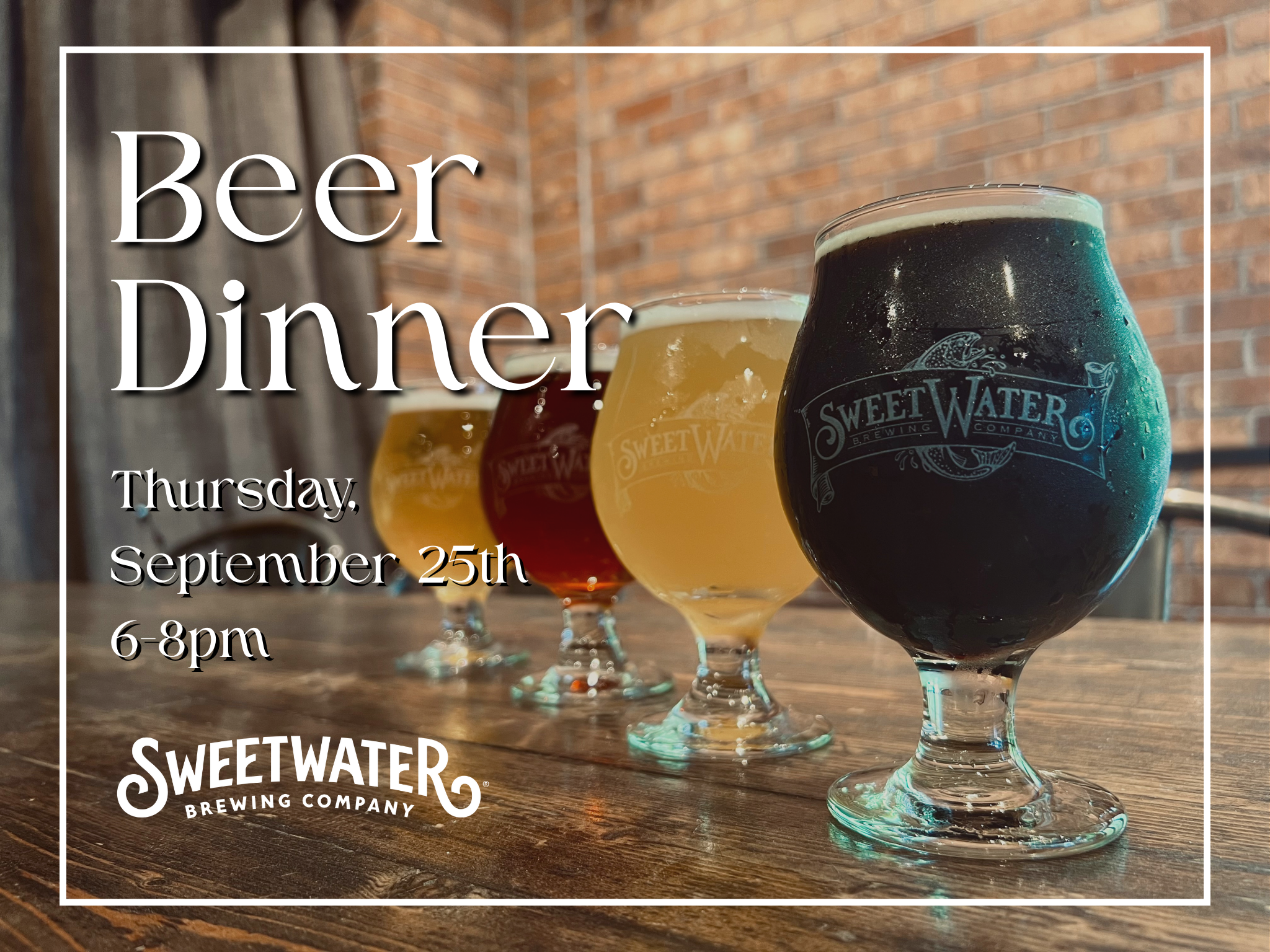 Beer Dinner – Sweetwater